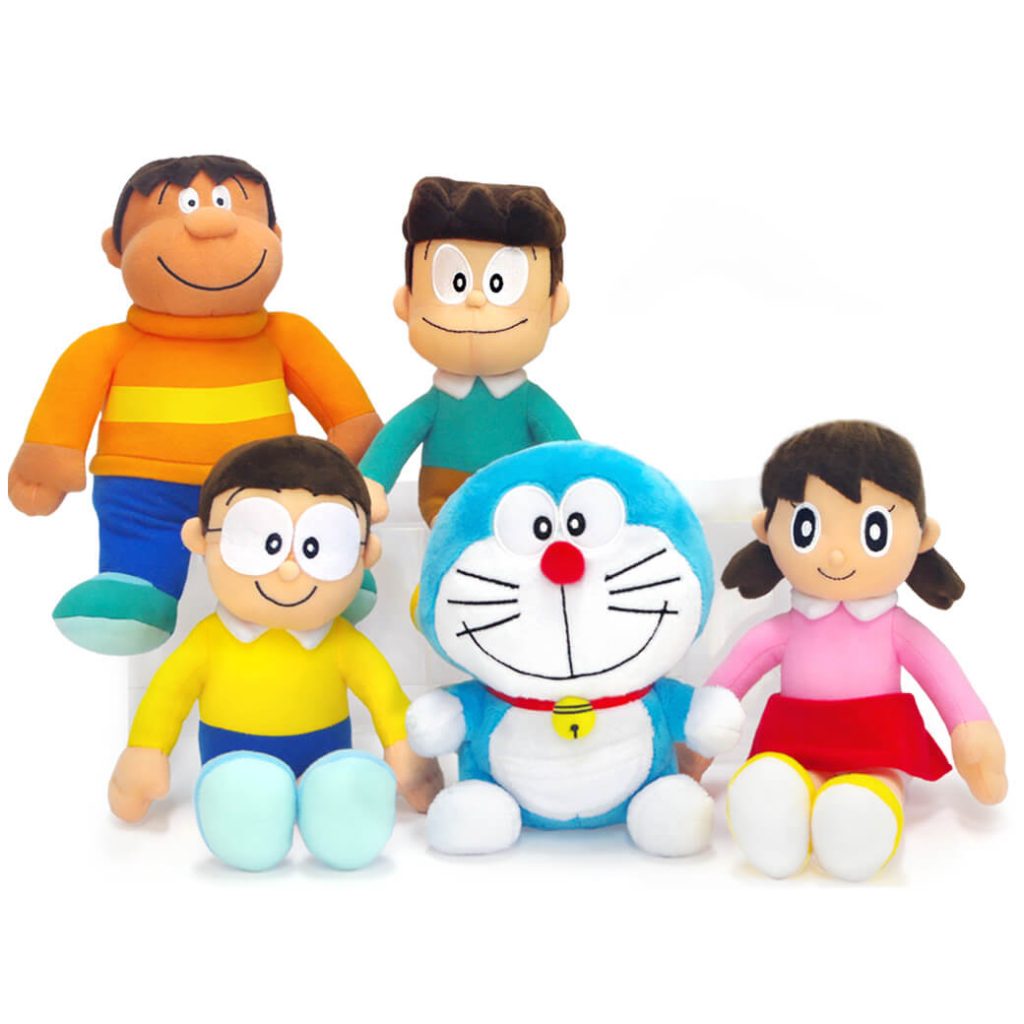 ドラえもん のび太と仲間たち ぬいぐるみセット S | 祝電・弔電・国際電報なら電報屋のエクスメール