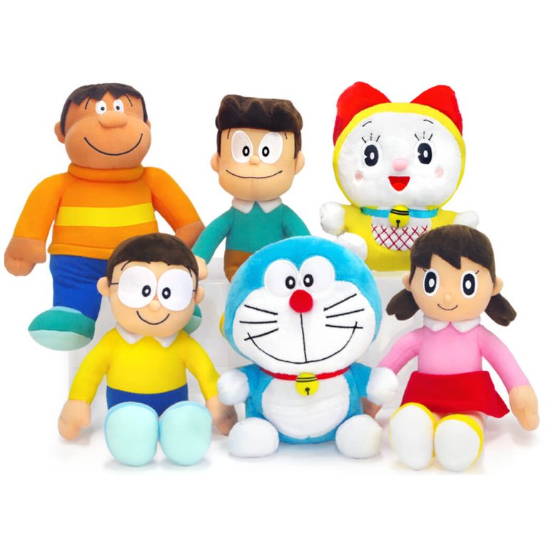 ドラえもん 全員集合 ぬいぐるみセット S | 祝電・弔電・国際電報なら電報屋のエクスメール