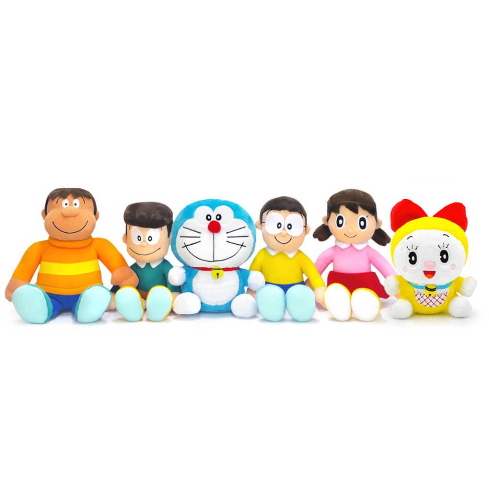 ドラえもん 全員集合 ぬいぐるみセット S | 祝電・弔電・国際電報なら電報屋のエクスメール